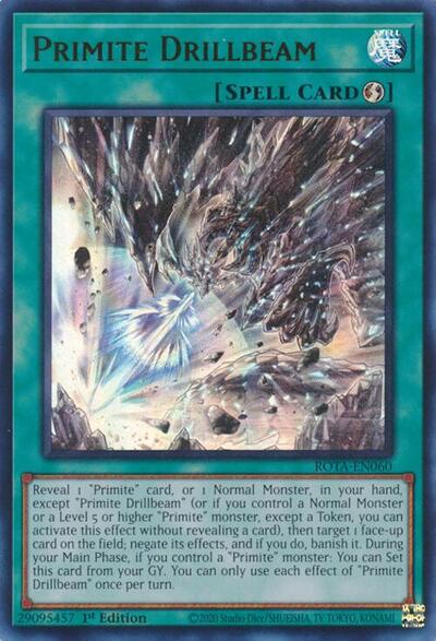 Primite Drillbeam - ROTA-EN060 - Rage of the Abyss YuGiOh - Collectr