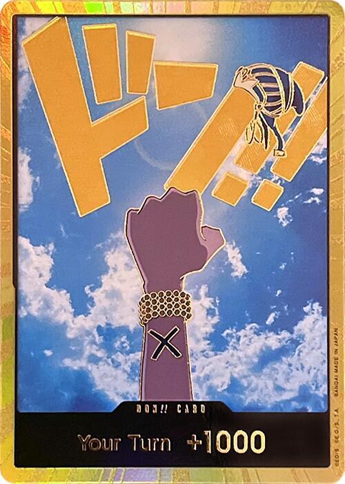 One Piece Premium Booster DON!! Card (Vivi) (Gold)