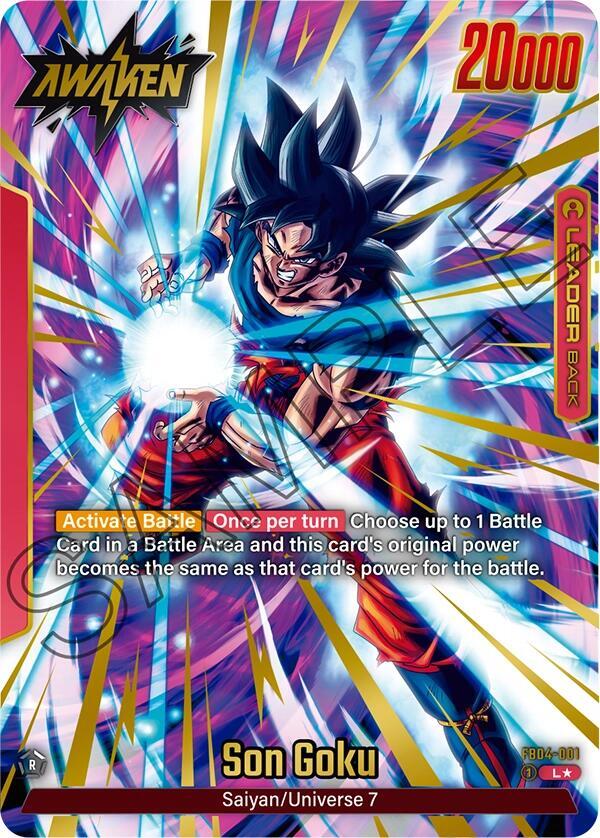Son Goku - FB04-001 (Alternate Art) - FB04-001 - Ultra Limit Dragon ...