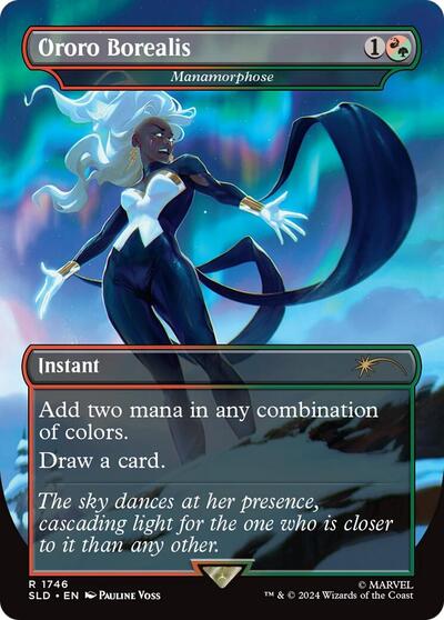 Ororo Borealis - Manamorphose (Rainbow Foil) - 1746 - Secret Lair Drop ...