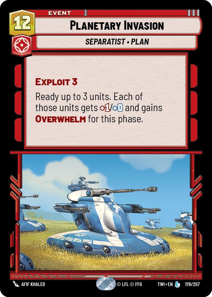 Planetary Invasion - 178/257 - Twilight of the Republic Star Wars ...