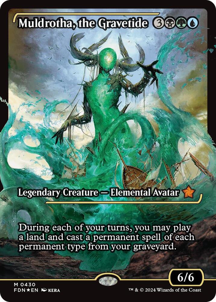 Magic: The Gathering Foundations Muldrotha, the Gravetide (Showcase) 430
