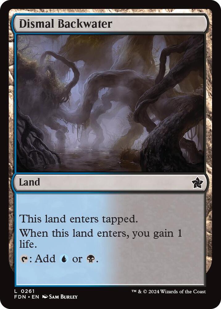 Dismal Backwater - 261 - Foundations Magic: The Gathering - Collectr