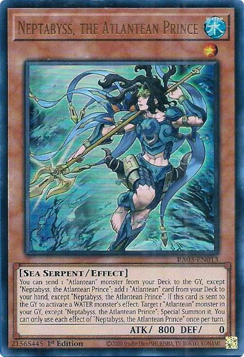 Neptabyss, the Atlantean Prince (UR) - RA03-EN013 - Quarter Century ...