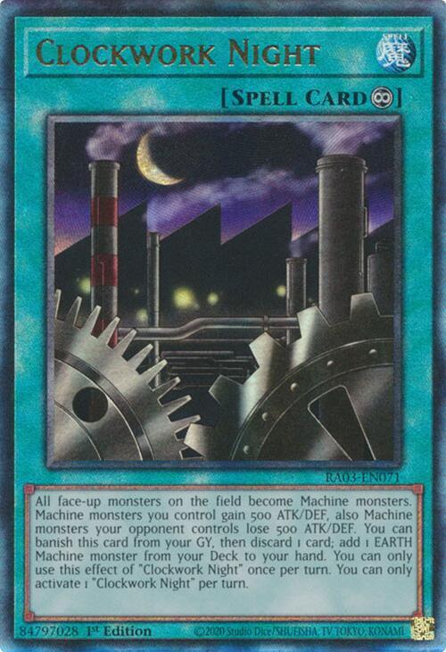 Clockwork Night (UTR) - RA03-EN071 - Quarter Century Bonanza YuGiOh ...