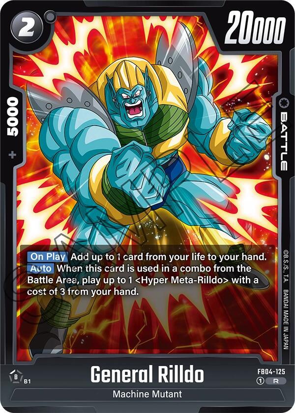 Dragon Ball Super Fusion World Ultra Limit General Rilldo FB04-125