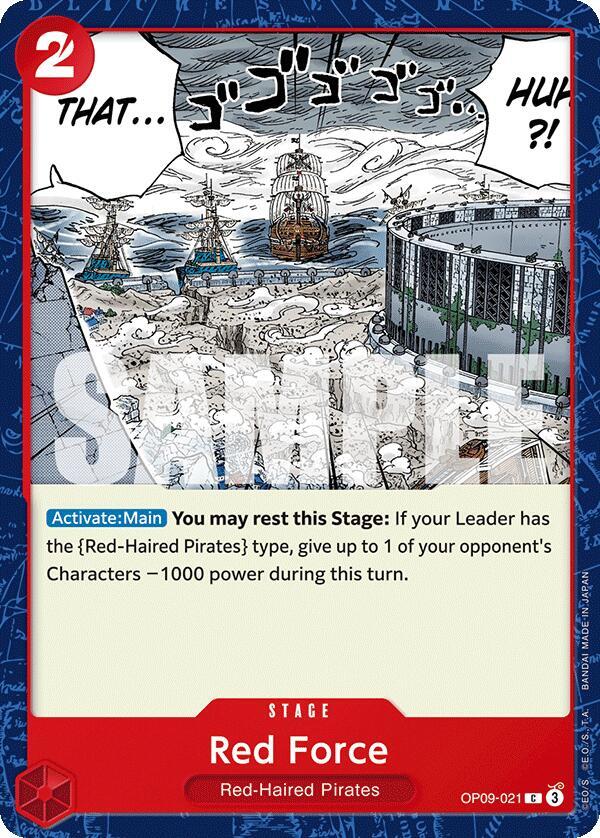 Red Force - OP09-021 - Emperors in the New World One Piece - Collectr