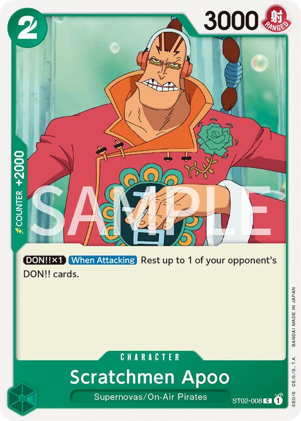 Scratchmen Apoo - ST02-008 - Revision Pack Cards One Piece - Collectr