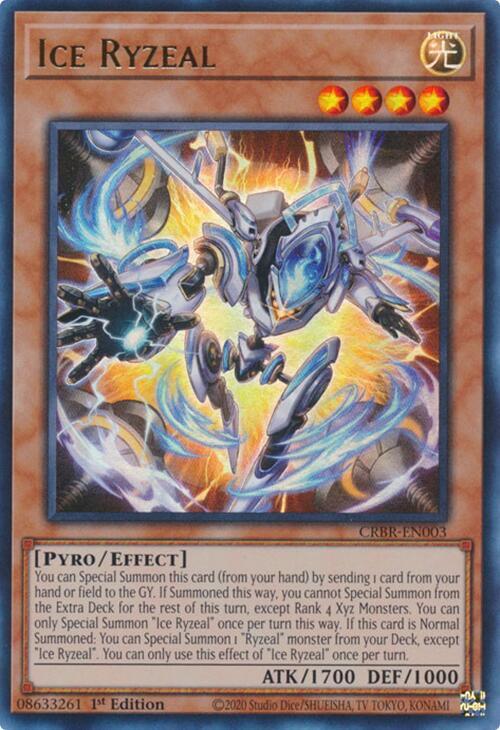 YuGiOh Crossover Breakers Ice Ryzeal CRBR-EN003