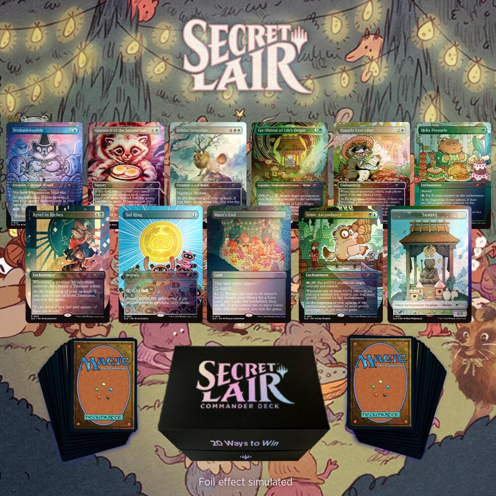 Magic: The Gathering Secret Lair Drop Series Secret Lair Commander Deck ...