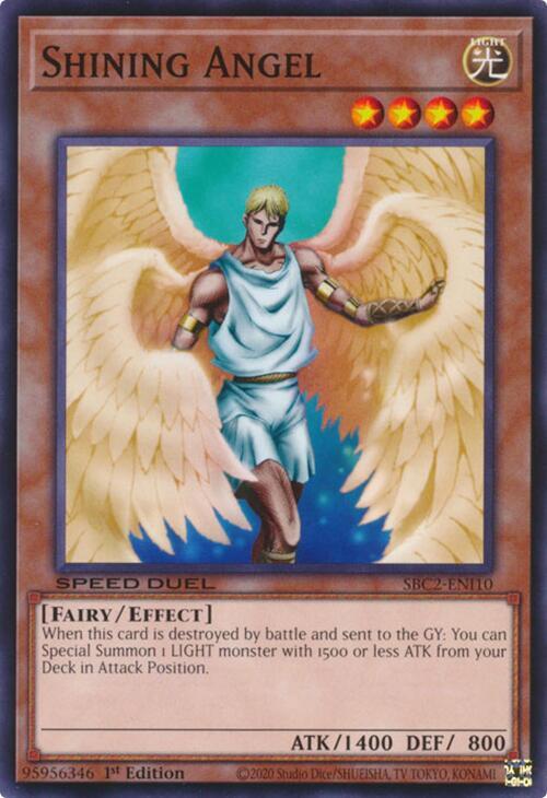 Shining Angel - SBC2-ENI10 - Speed Duel: Battle City Finals YuGiOh ...