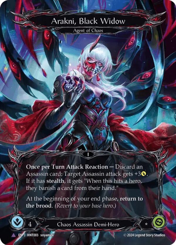 Arakni, Black Widow (Marvel) - HNT003 - The Hunted Flesh and Blood ...