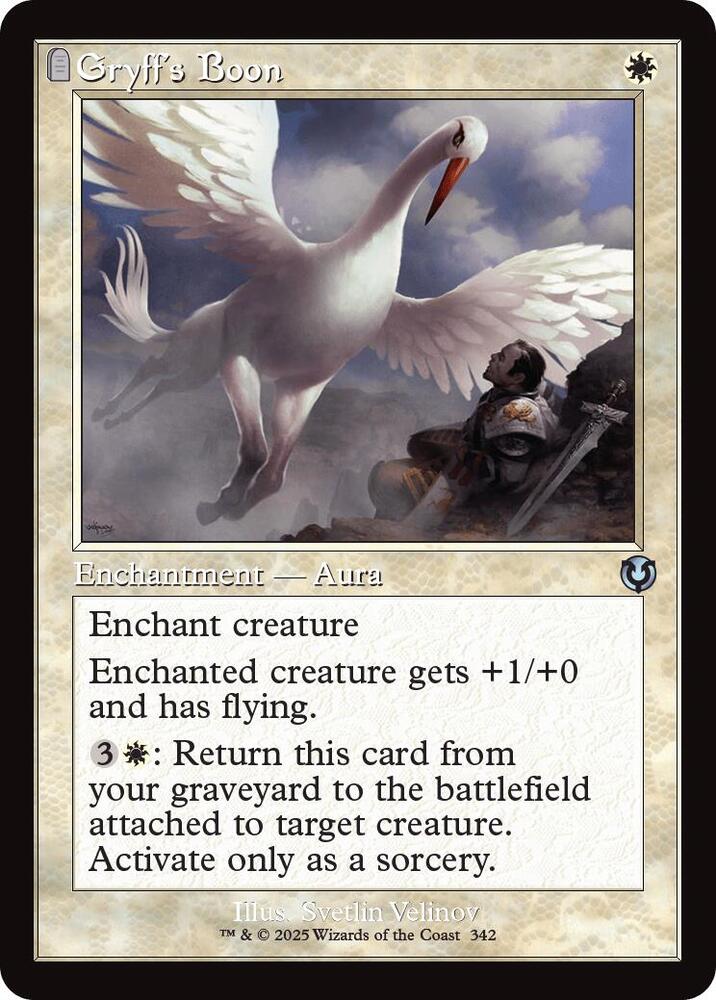 Gryff's Boon (Retro Frame) - 342 - Innistrad Remastered Magic: The ...