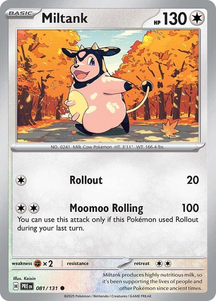 Pokemon Prismatic Evolutions Miltank 081/131