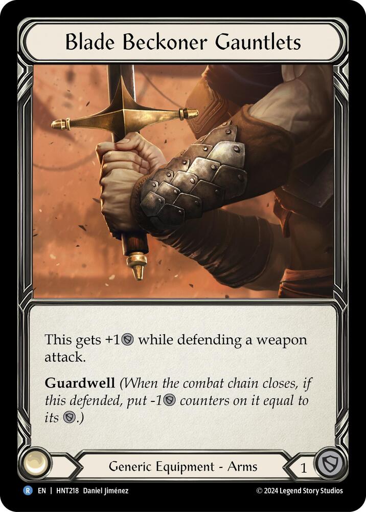 Blade Beckoner Gauntlets - HNT218 - The Hunted Flesh and Blood - Collectr
