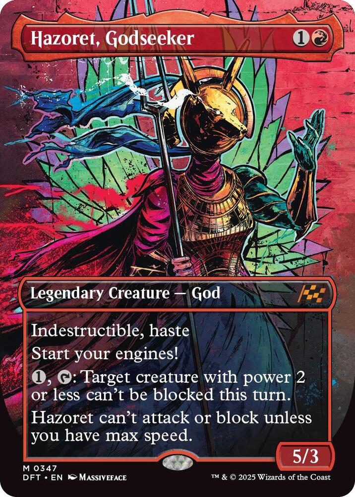Hazoret, Godseeker (Borderless) - 347 - Aetherdrift Magic: The ...