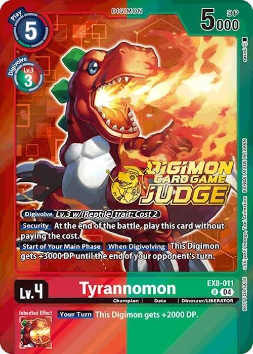 Tyrannomon (Judge Pack 2025 Wave 1) - EX8-011 R - Chain of Liberation ...