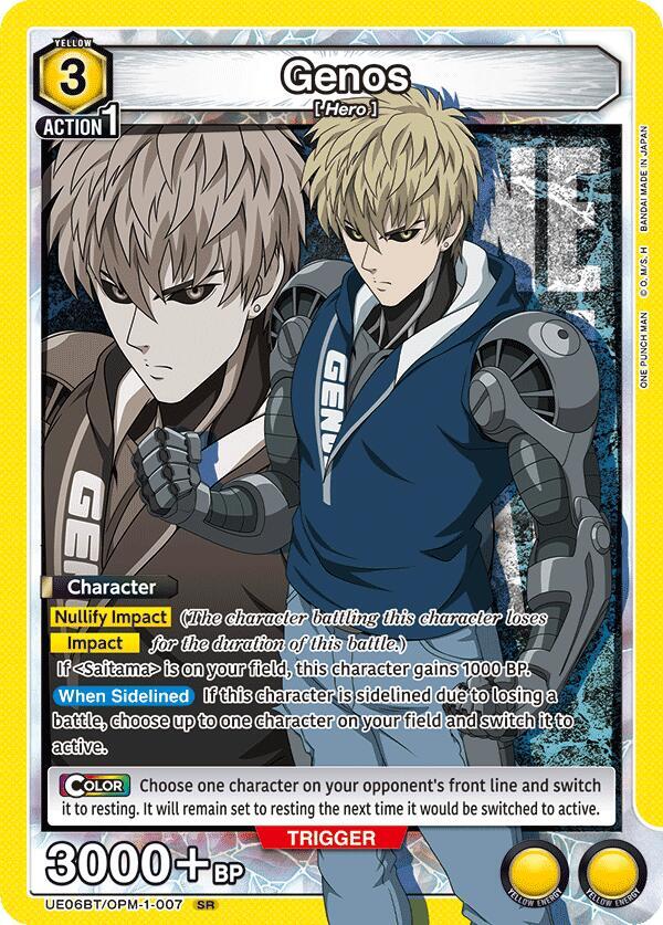 Union Arena One Punch Man Genos (007) UE06BT/OPM-1-007