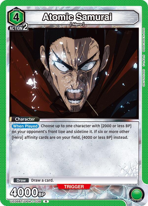 Atomic Samurai - UE06BT/OPM-1-038 - One Punch Man Union Arena - Collectr