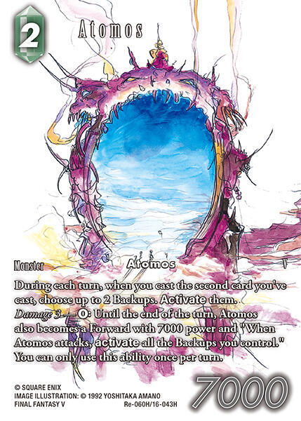 Atomos (Full Art) - Re-060H/16-043H - Legacy Collection Final Fantasy ...