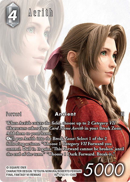Aerith (Full Art) - Re-175C/11-139S - Legacy Collection Final Fantasy TCG - Collectr