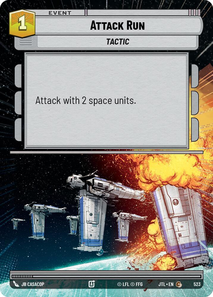 Attack Run (Hyperspace) - 523 - Jump to Lightspeed Star Wars: Unlimited ...