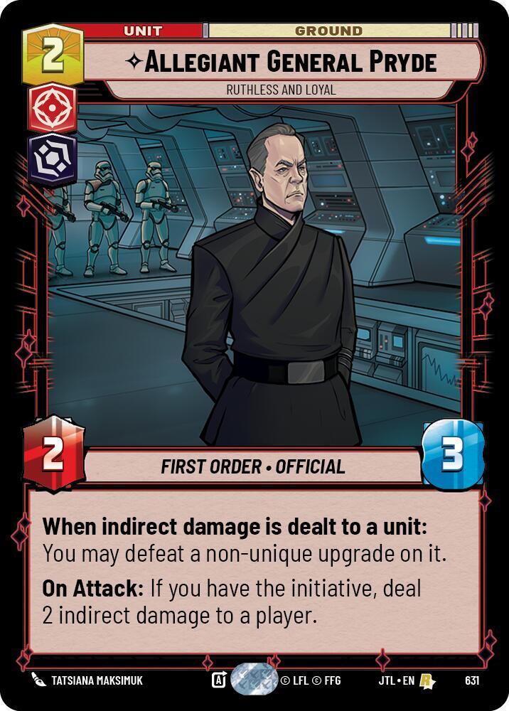 Allegiant General Pryde - Ruthless and Loyal (Foil) - 631 - Jump to ...