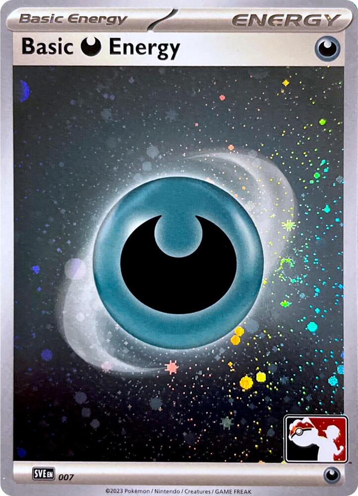 Basic Darkness Energy (Cosmo Holo) - 15 - Prize Pack Series One Pokemon ...