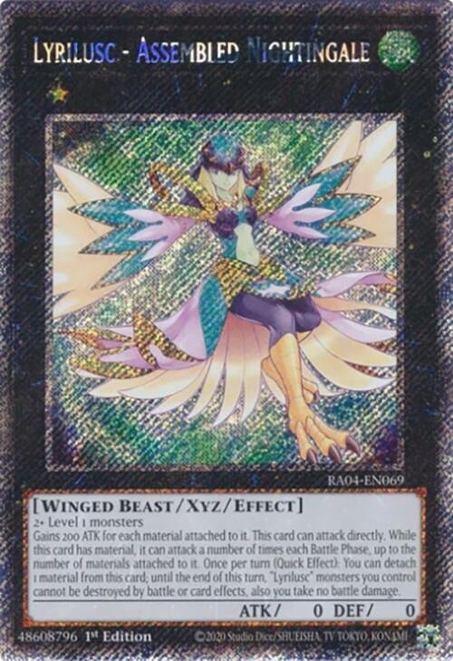 Lyrilusc - Assembled Nightingale (Platinum Secret Rare) - RA04-EN069 ...
