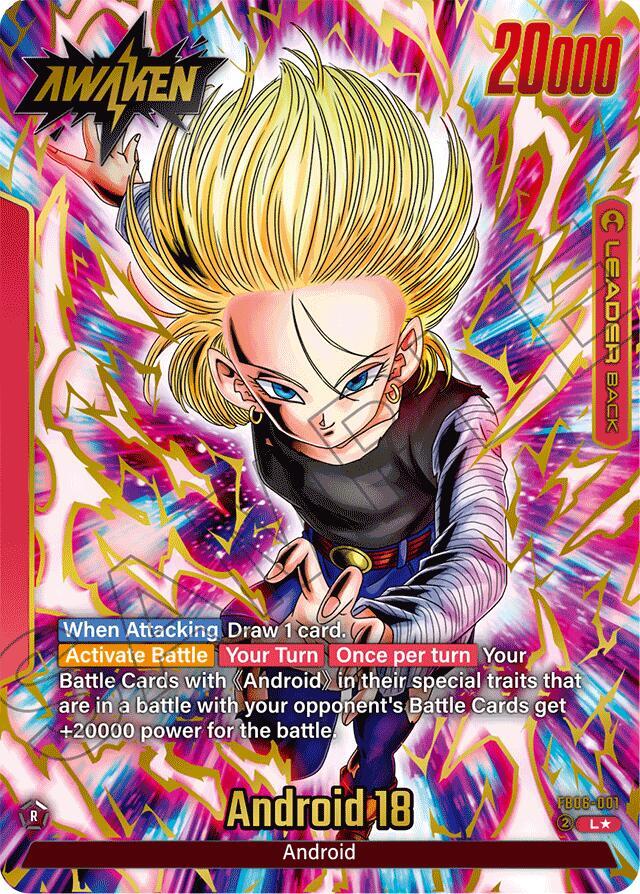 Dragon Ball Super Fusion World Rivals Clash Android 18 (Alternate Art ...