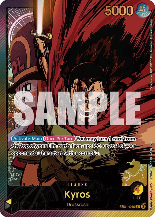 Kyros (SPR) - EB01-040 - Extra Booster: Anime 25th Collection One Piece ...