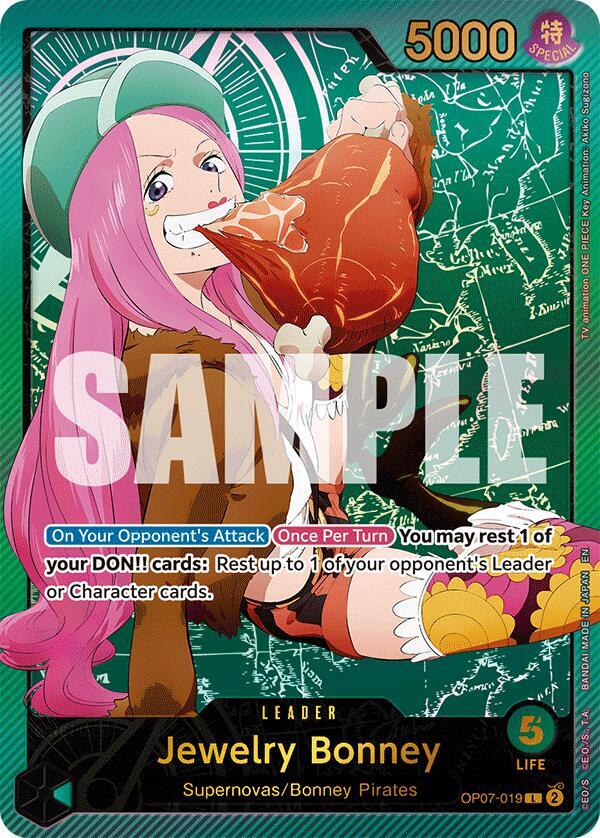 Jewelry Bonney (SPR) - OP07-019 - Extra Booster: Anime 25th Collection ...