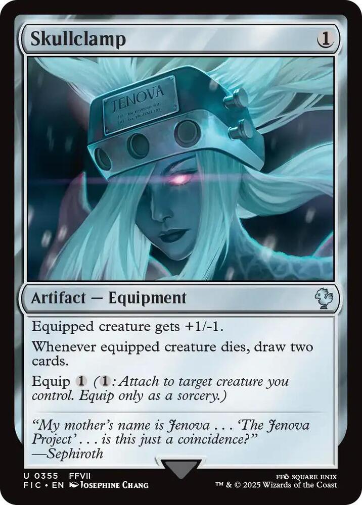 Skullclamp - 355 - Commander: FINAL FANTASY Magic: The Gathering - Collectr