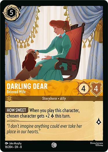 Darling Dear - Beloved Wife - 16/204 - Reign of Jafar Lorcana - Collectr