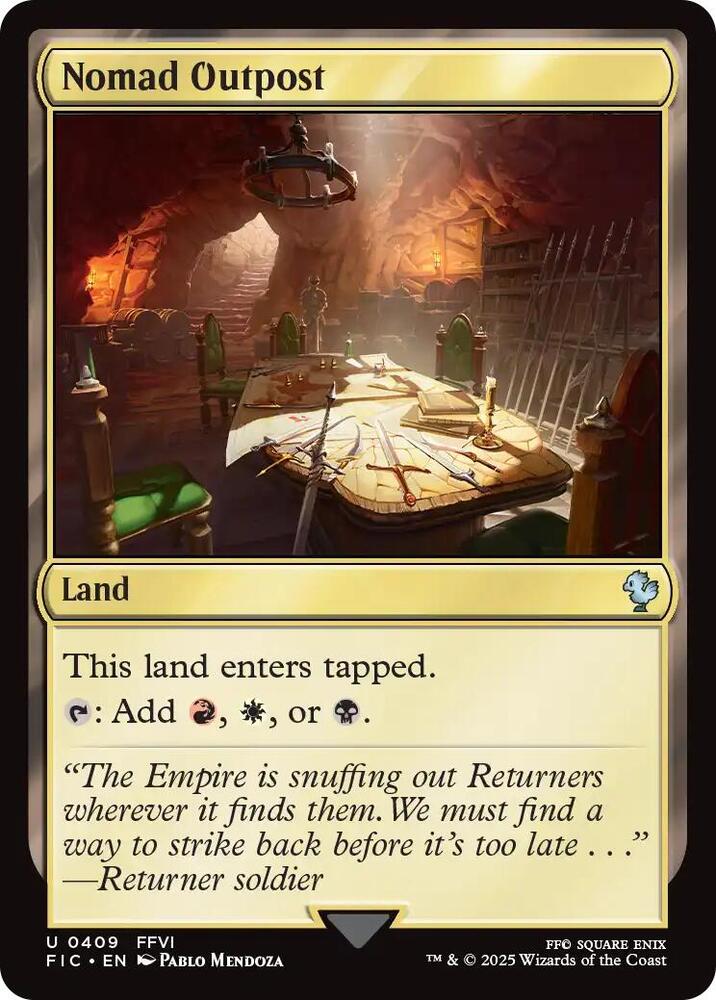 Nomad Outpost - 409 - Commander: FINAL FANTASY Magic: The Gathering ...