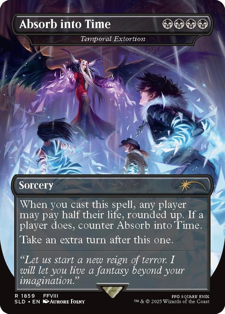 Absorb into Time - Temporal Extortion - 1859 - Secret Lair Drop Series ...