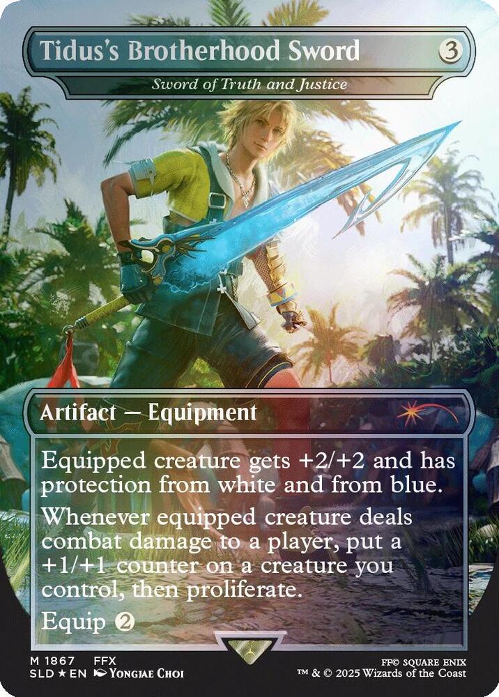 Magic: The Gathering Secret Lair Drop Series Tidus's Brotherhood Sword ...