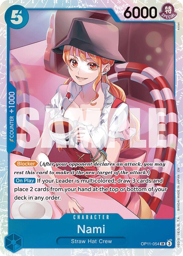 Nami (054) - OP11-054 - A Fist of Divine Speed One Piece - Collectr