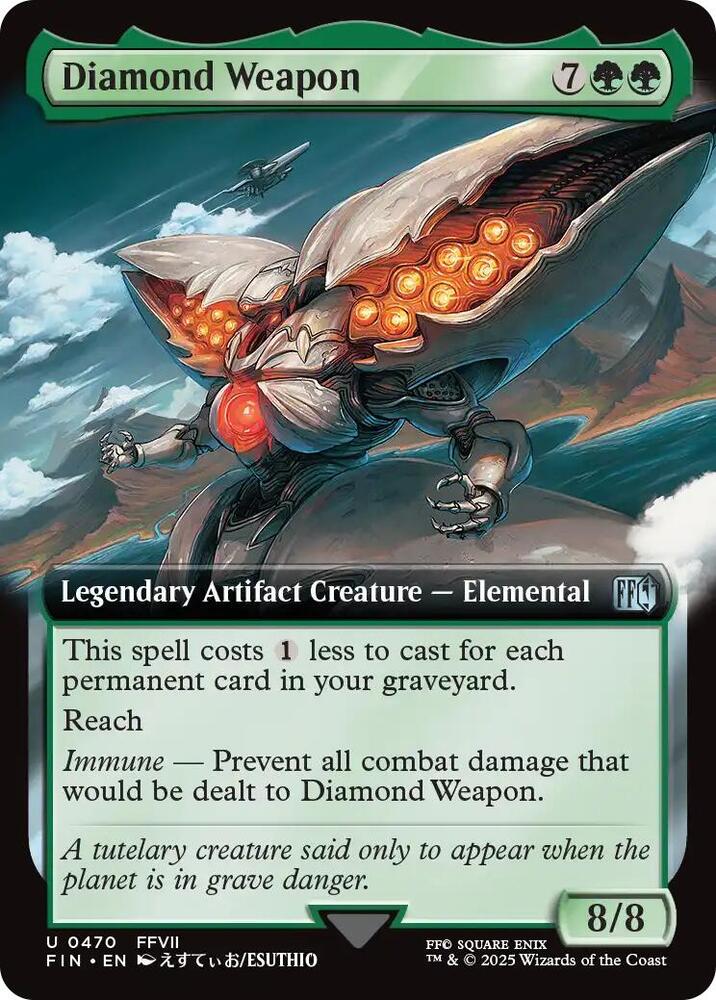 Magic: The Gathering Universes Beyond: FINAL FANTASY Diamond Weapon ...