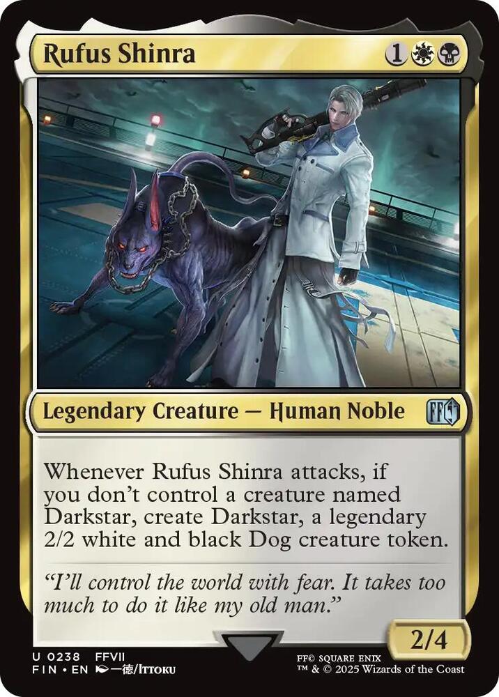 Magic: The Gathering Universes Beyond: FINAL FANTASY Rufus Shinra 238