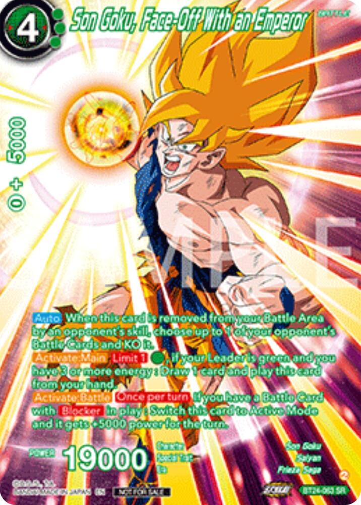 Son Goku, Face-Off With an Emperor (Premium Alt-Art Set 2025 Vol.2 ...