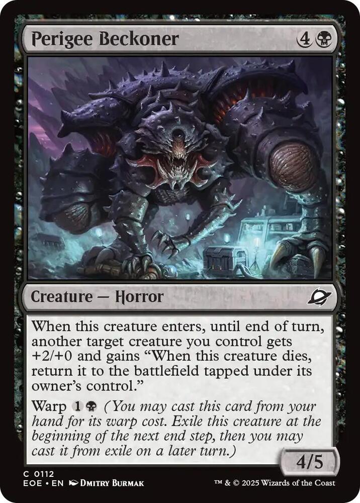 Perigree Beckoner - 112 - Edge of Eternities Magic: The Gathering ...