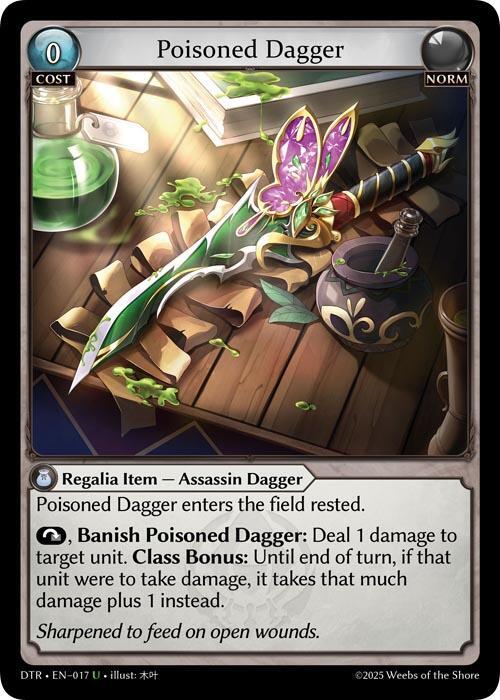 Poisoned Dagger - 017 - Distorted Reflections Grand Archive - Collectr