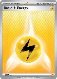 Basic Lightning Energy - 020 - 020 - SVE: Scarlet & Violet Energies ...