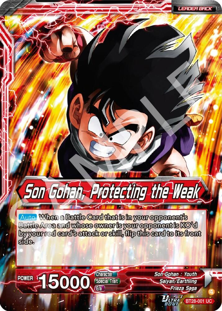 Dragon Ball Super Prismatic Clash Son Gohan // Son Gohan, Protecting ...