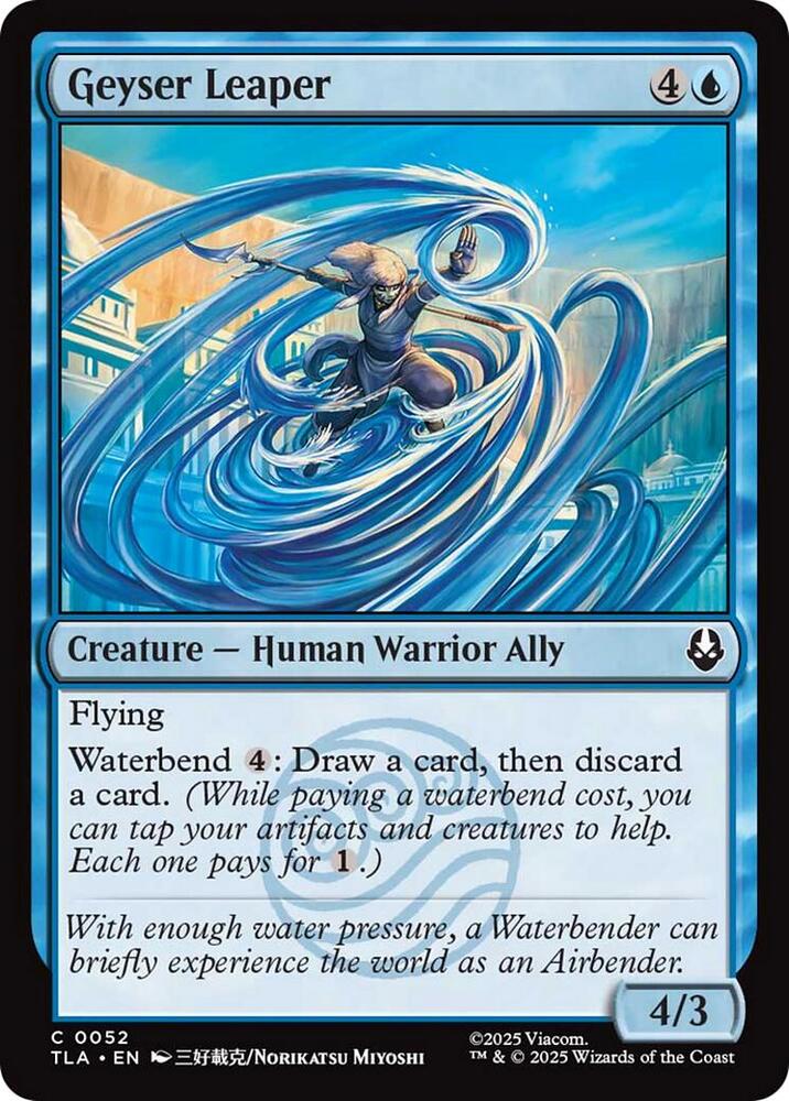 Geyser Leaper - 52 - Avatar: The Last Airbender Magic: The Gathering ...