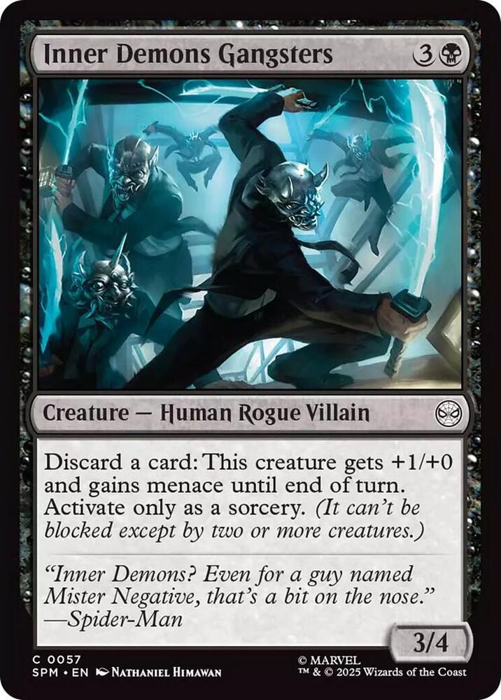 Inner Demons Gangsters - 57 - Marvel's Spider-Man Magic: The Gathering ...