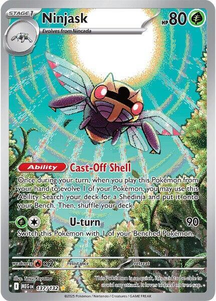 Ninjask - 137/132 - Mega Evolution Pokemon - Collectr