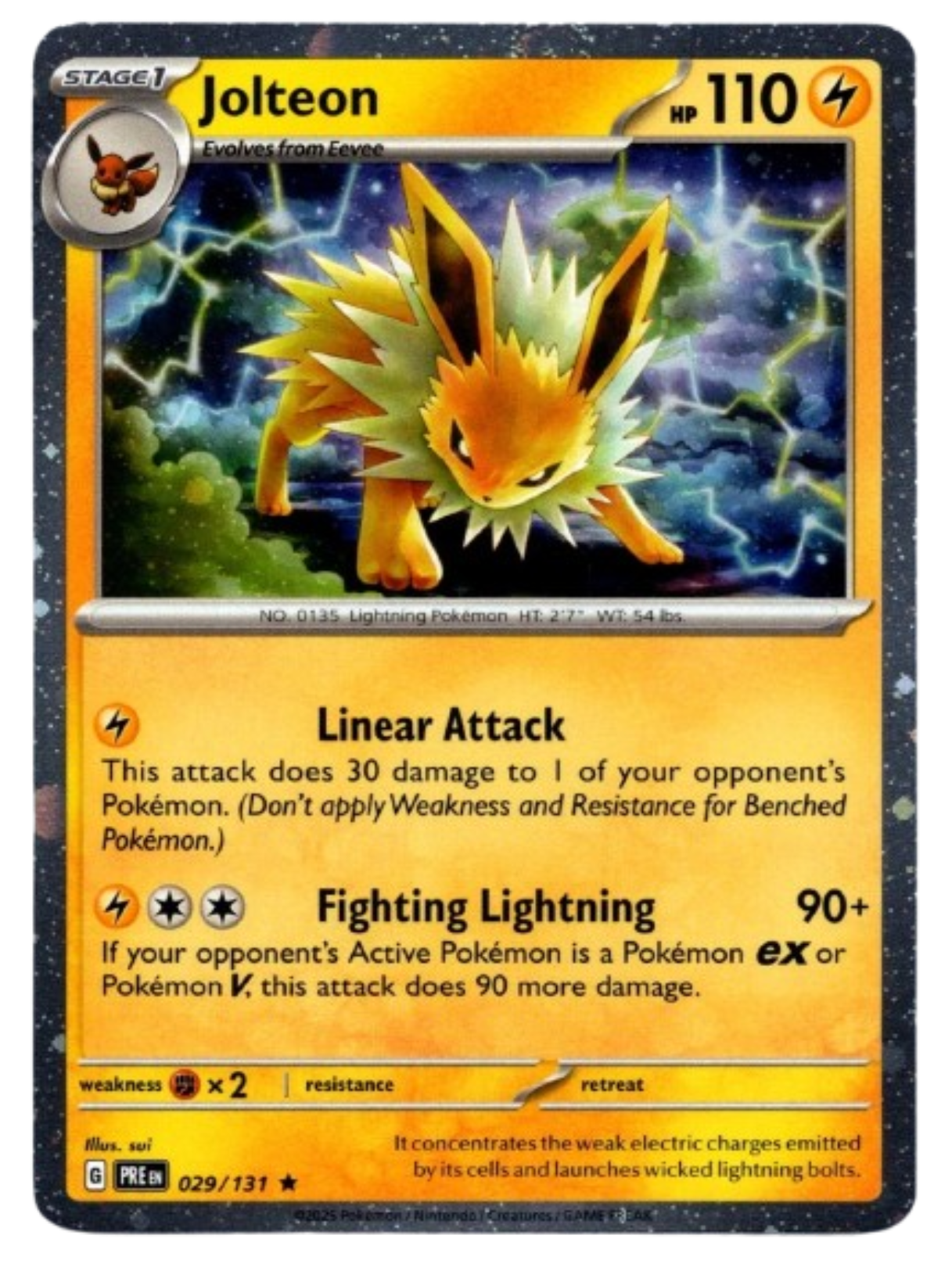 Jolteon - 029/131 (Cosmos Holo) - 029/131 - Miscellaneous Cards ...