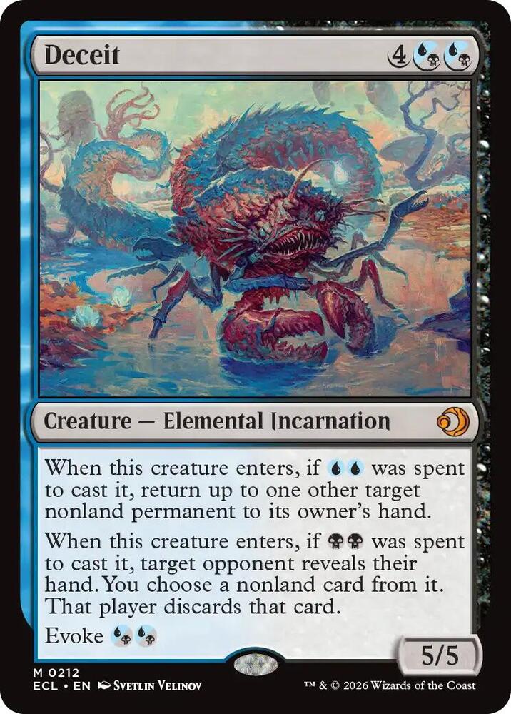 Deceit - 212 - Lorwyn Eclipsed Magic: The Gathering - Collectr